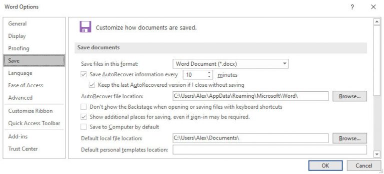 Recover an Unsaved or Deleted Word Document on Windows 10 (2024)