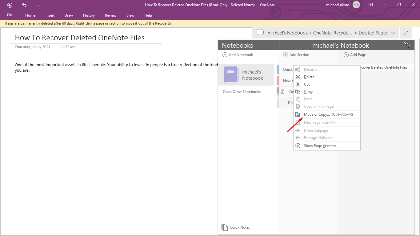How To Recover Deleted OneNote Files On Windows 10 3 Proven Solutions 
