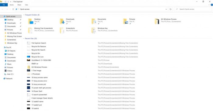 How to Find Lost/Missing/Disappeared Files on Windows 10