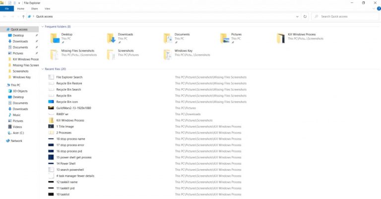 How to Find Lost/Missing/Disappeared Files on Windows 10