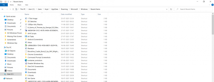 How to Find Lost/Missing/Disappeared Files on Windows 10