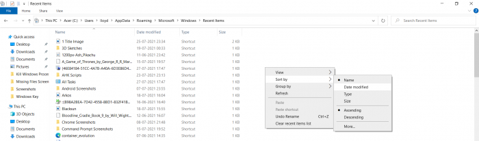 How to Find Lost/Missing/Disappeared Files on Windows 10