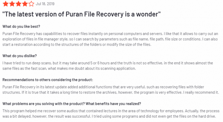 Puran File Recovery Review: Free, but Is It Worth Your Time?
