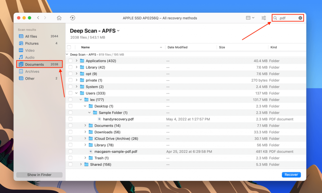 How to Recover Unsaved/Deleted/Lost PDF Files on Mac (2025)