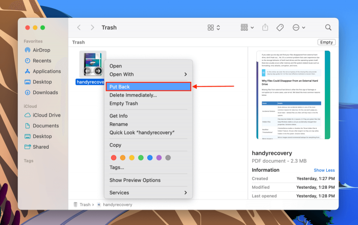 How to Recover Unsaved/Deleted/Lost PDF Files on Mac (2025)