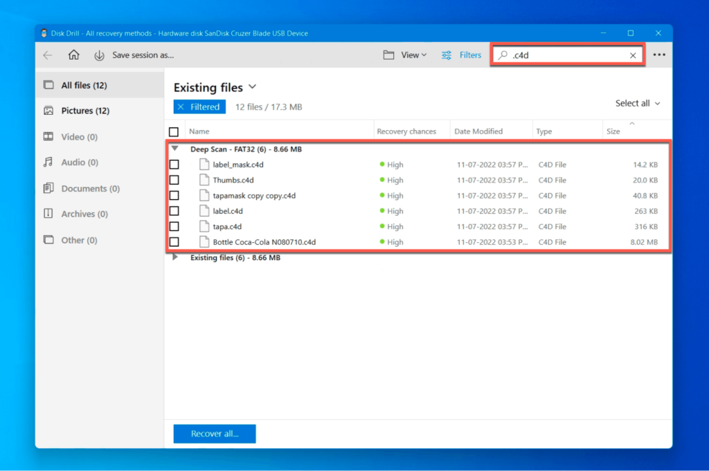 C4D File Recovery: How to Recover Deleted Cinema 4D Model Files (2024)