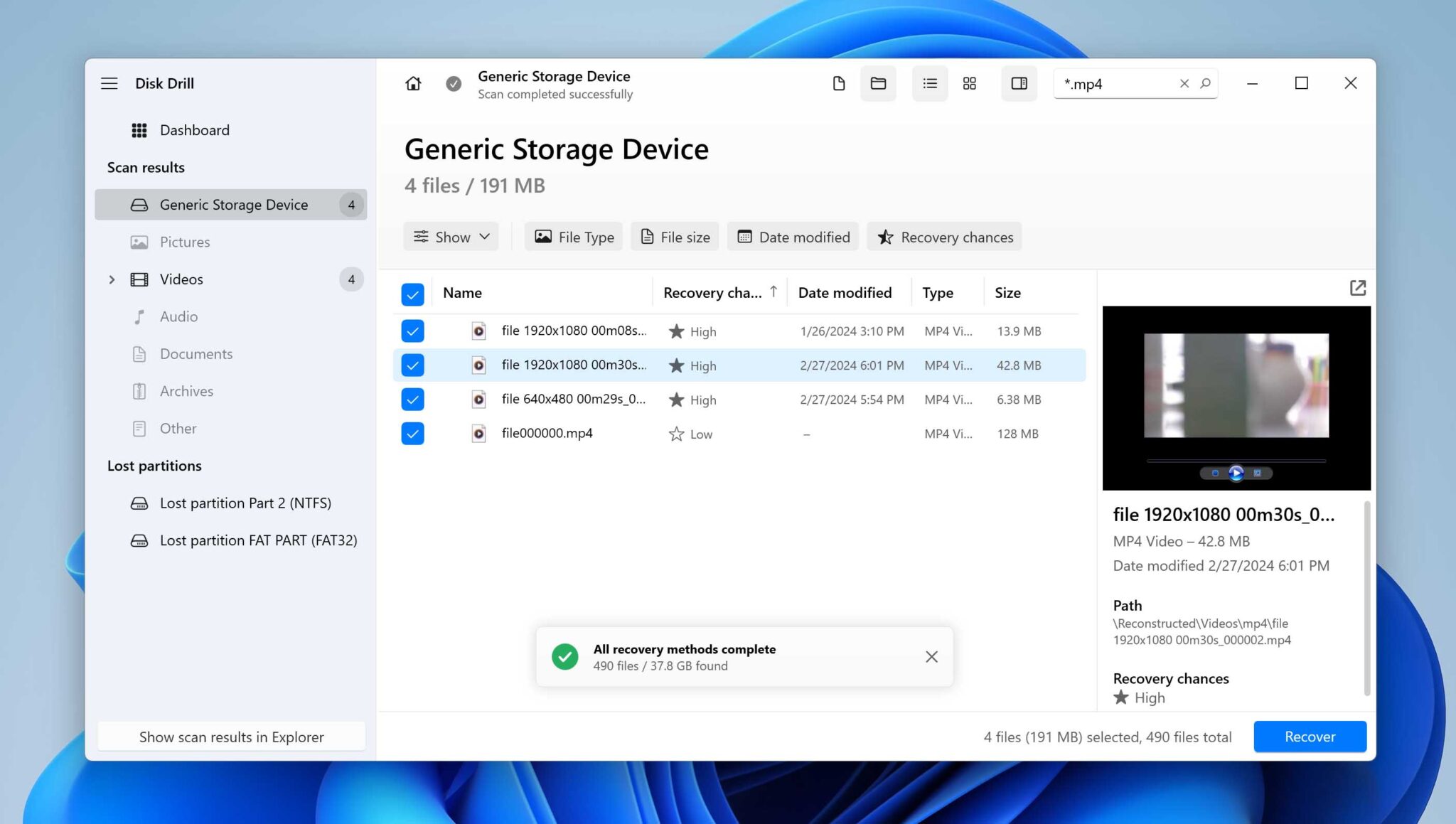 How to Recover Lost or Deleted MP4 Videos: Step-by-Step Guide