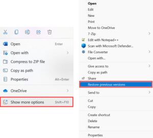 How to Restore a File to a Previous Version on Windows 10/11