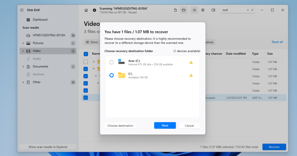 MXF File Recovery: How to Recover Deleted MXF Video Files