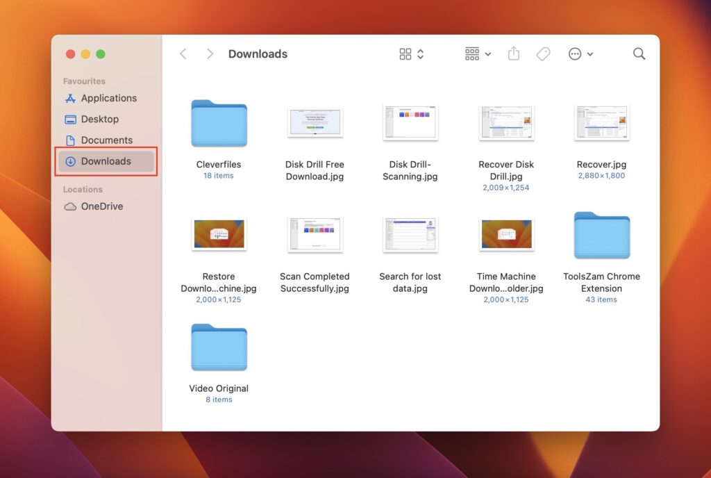 How to Restore Downloads Folder on Mac