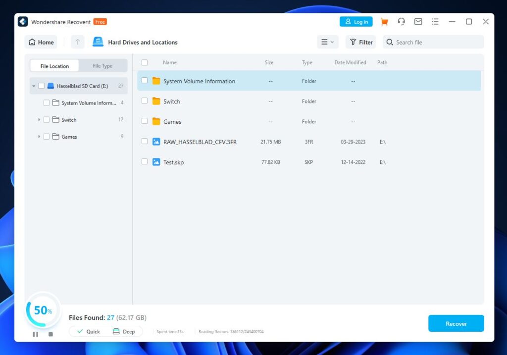 3FR File Recovery: How to Recover Deleted Hasselblad 3F RAW Images
