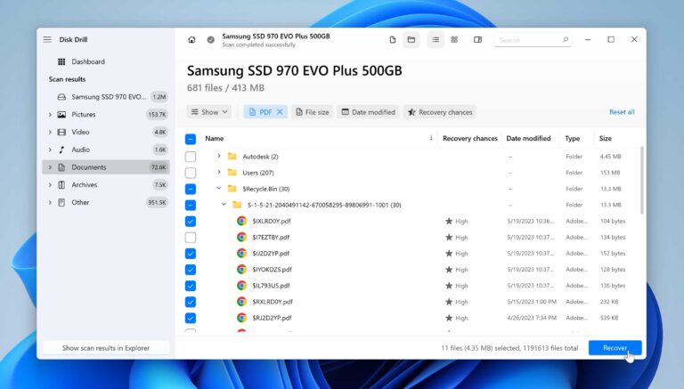 How to Recover Deleted or Unsaved PDF Files on a Windows PC