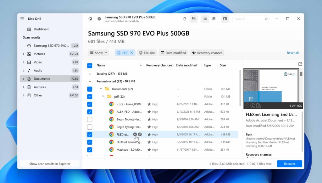 How to Recover Deleted or Unsaved PDF Files on a Windows PC