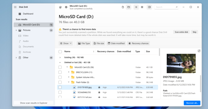 MicroSD Card Recovery: How to Recover Data From MicroSD Card