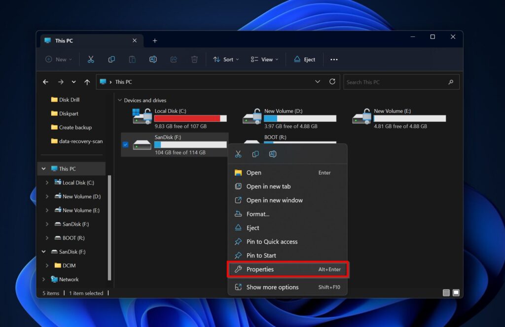 Fixing 'Parameter is Incorrect' Issue with External Hard Drive