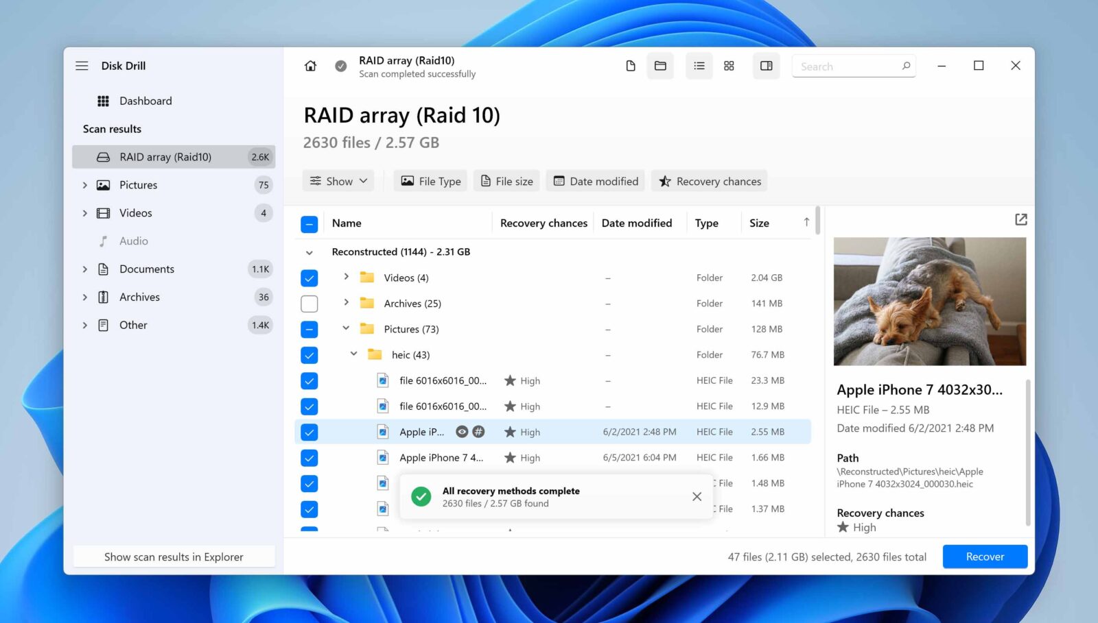 RAID 10 Data Recovery: Restore Deleted Files From RAID 10 Drives