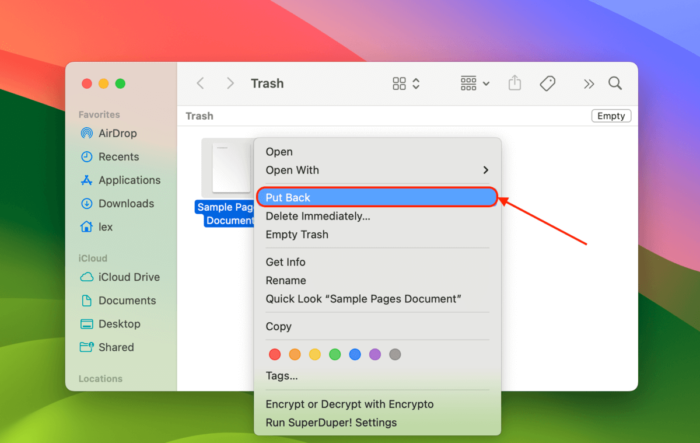 How to Recover Deleted/Unsaved Pages Document on a Mac
