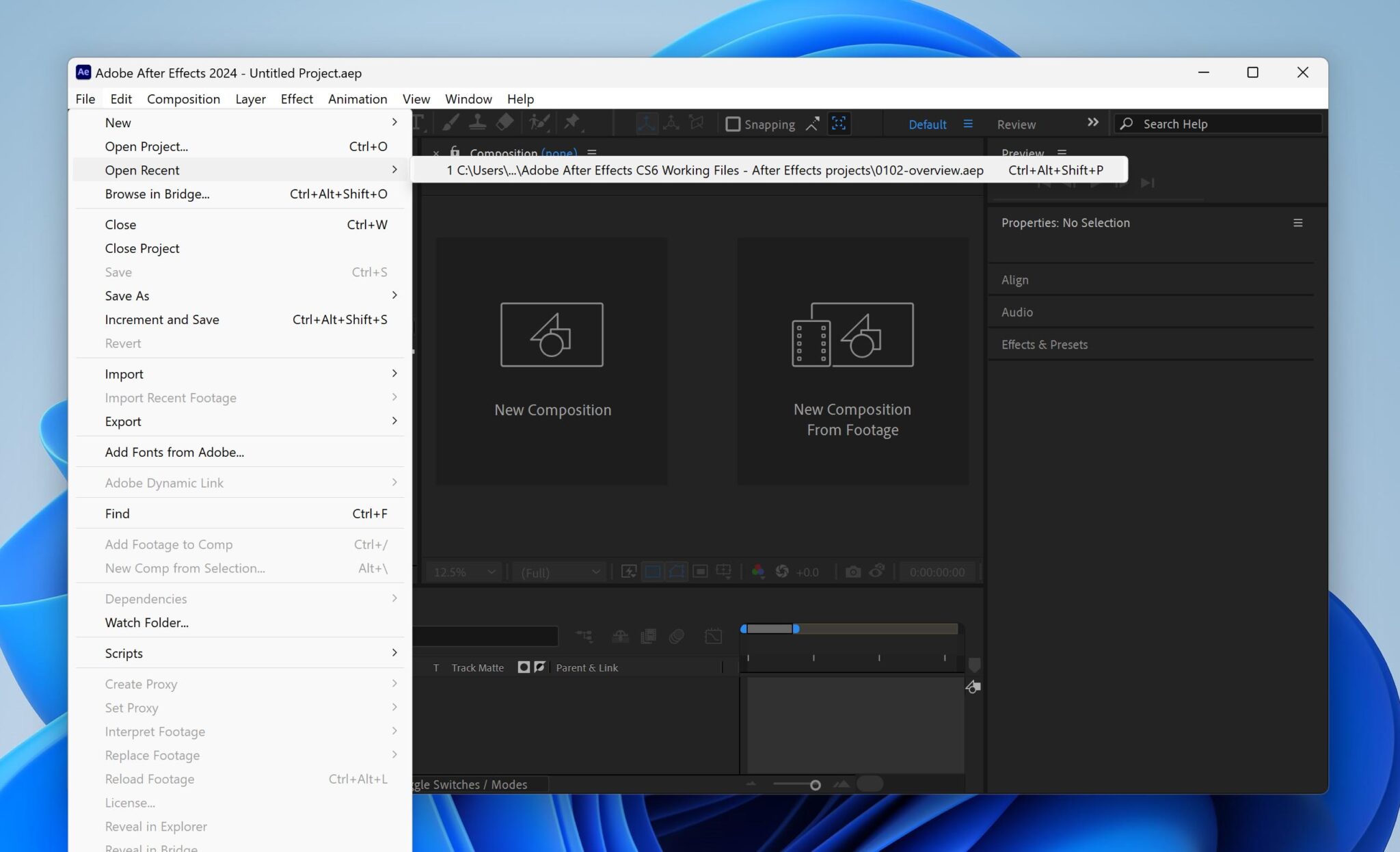AEP File Recovery: Recover Unsaved & Deleted Adobe After Effects ...