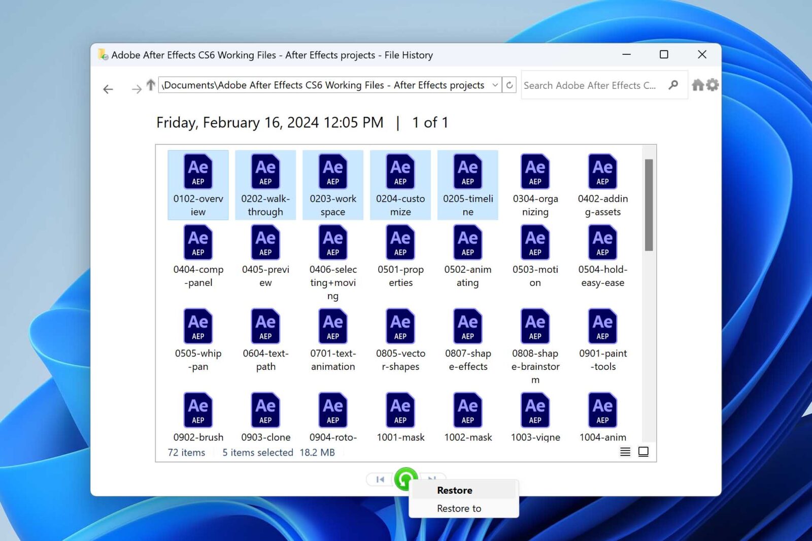 AEP File Recovery: Recover Unsaved & Deleted Adobe After Effects ...