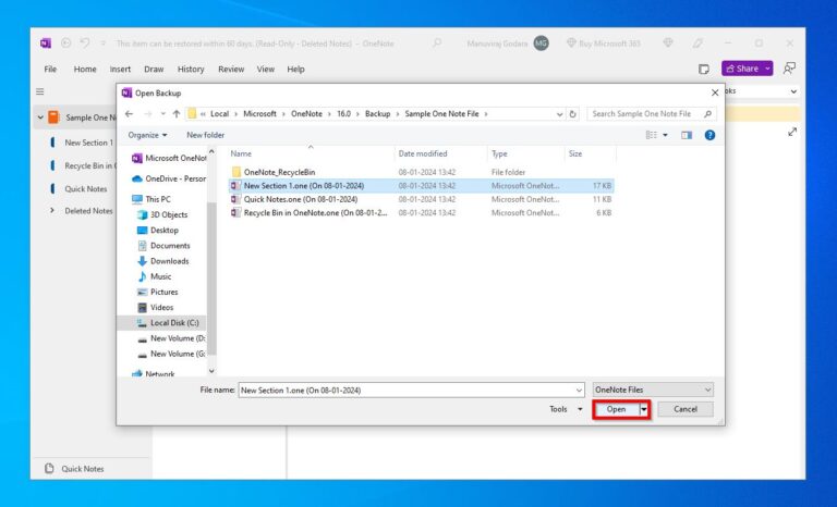 How to Recover Deleted OneNote Files (3 Proven Solutions)