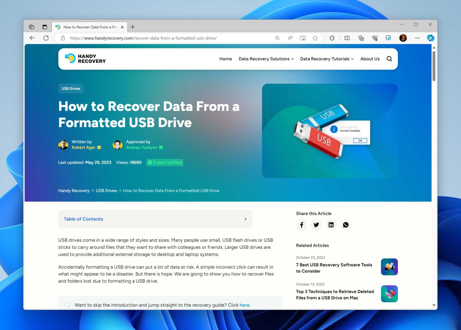 EDITORIAL GUIDELINES - Handy Recovery Advisor