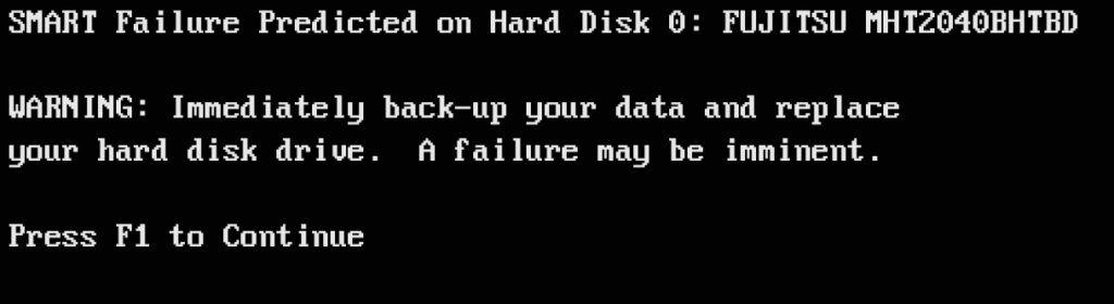 How to Fix the “SMART failure predicted on hard disk” Error