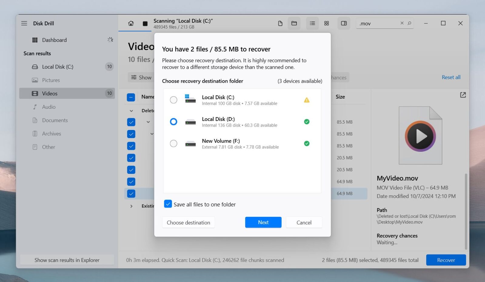 How to Recover Deleted or Lost MOV Video Files: A Full Guide