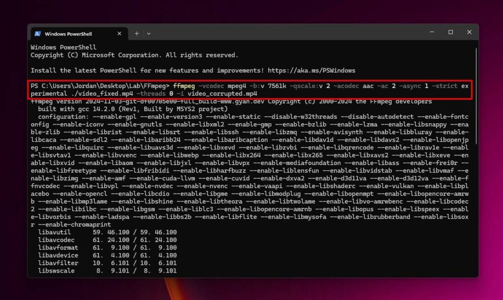 How to Repair Corrupted MP4 Video Files Using FFmpeg Method