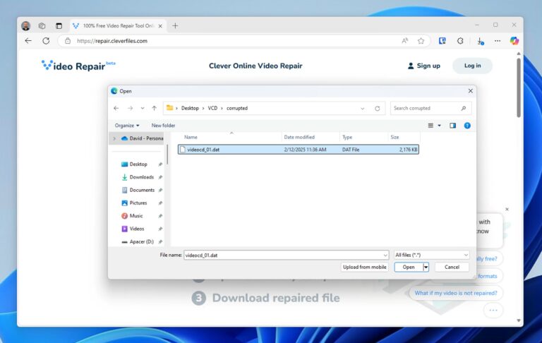 How to Repair Corrupt DAT Video Files - Handy Recovery Advisor