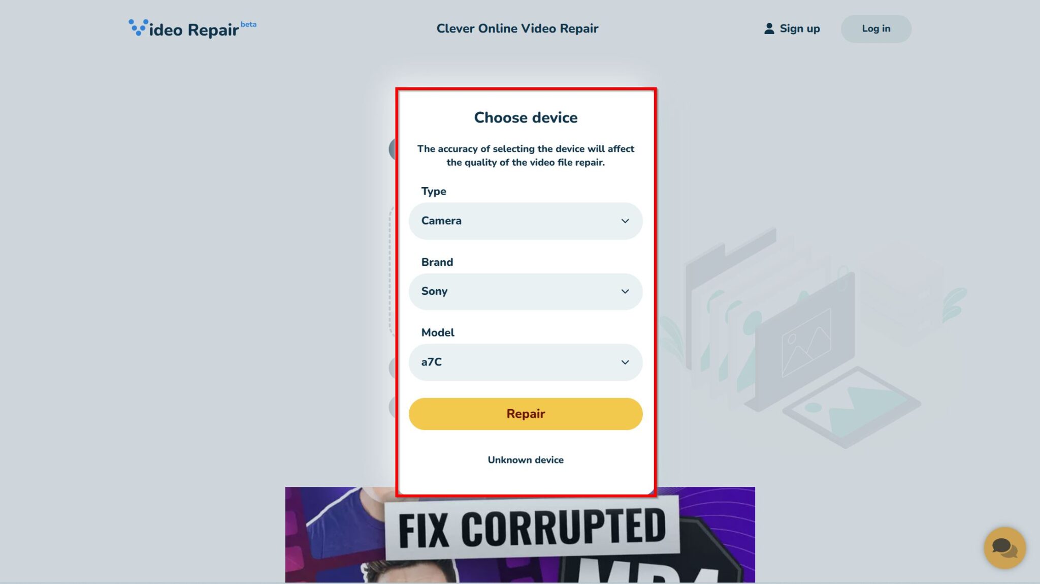 How to Repair Corrupted Video Files from Sony Cameras - Handy Recovery ...